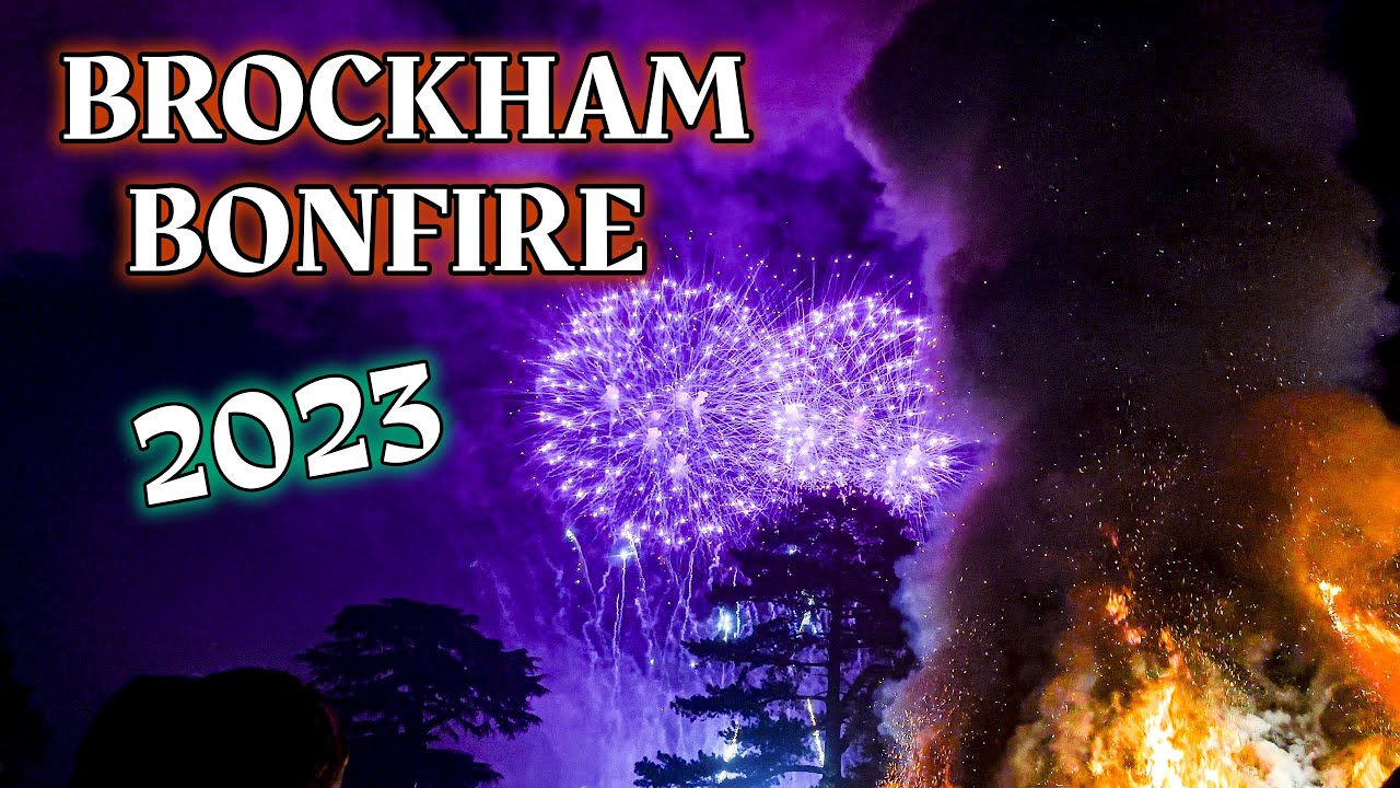 Brockham Bonfire 2023 - YouTube