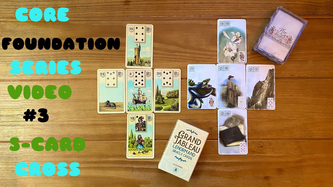 Video #3 Petit Lenormand Core Foundational Series Vertical Interactions ...