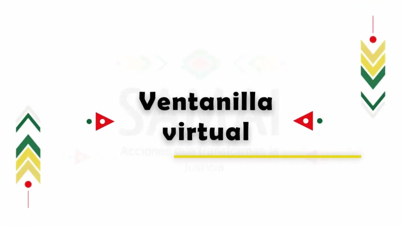 USO DE LA VENTANILLA VIRTUAL - YouTube