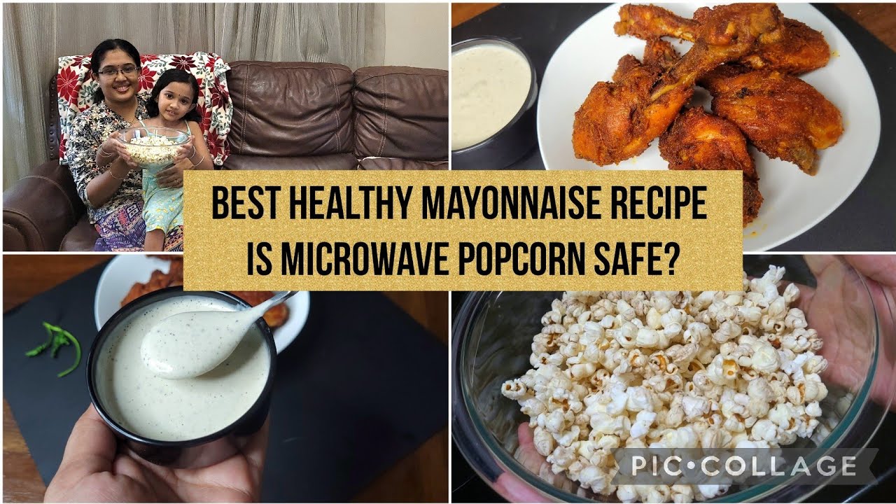Vlog/Best Healthy Mayonnaise/Special Easy Chicken Fry/Butter Popcorn in ...