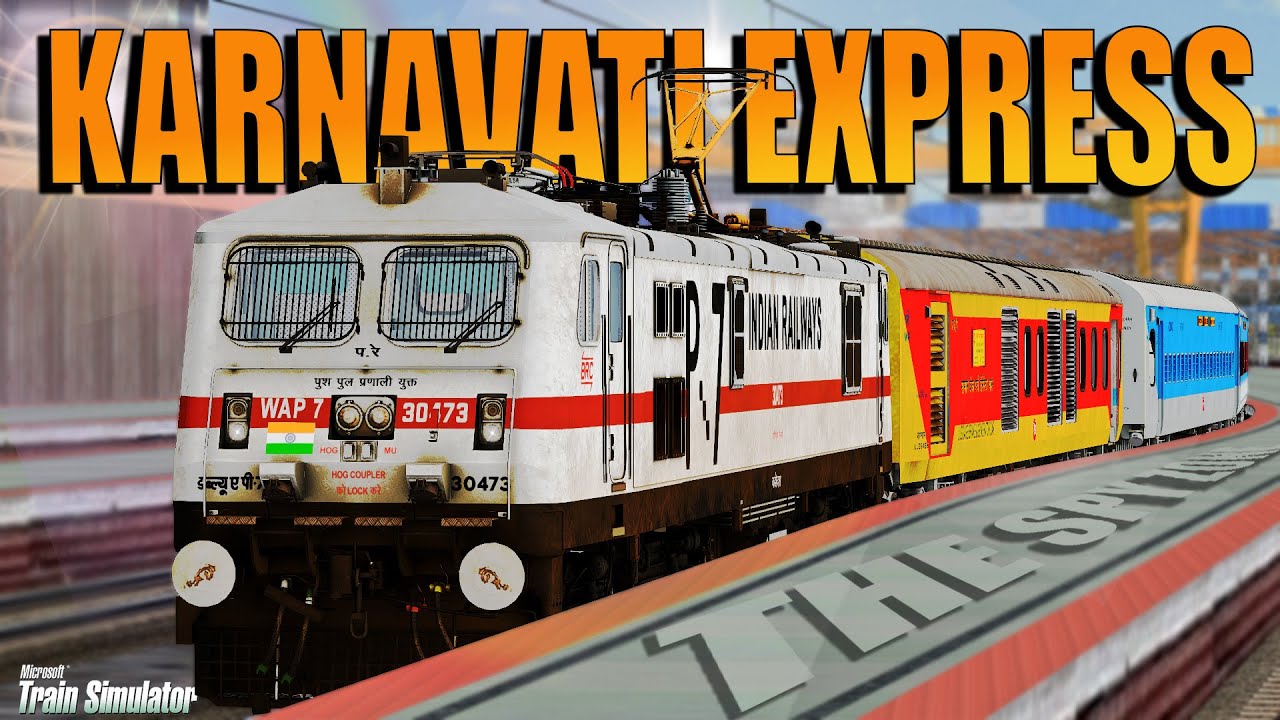 12933 Karnavati SuperFast Express | BRC WAP7 | MMCT TO SURAT || INDIAN ...