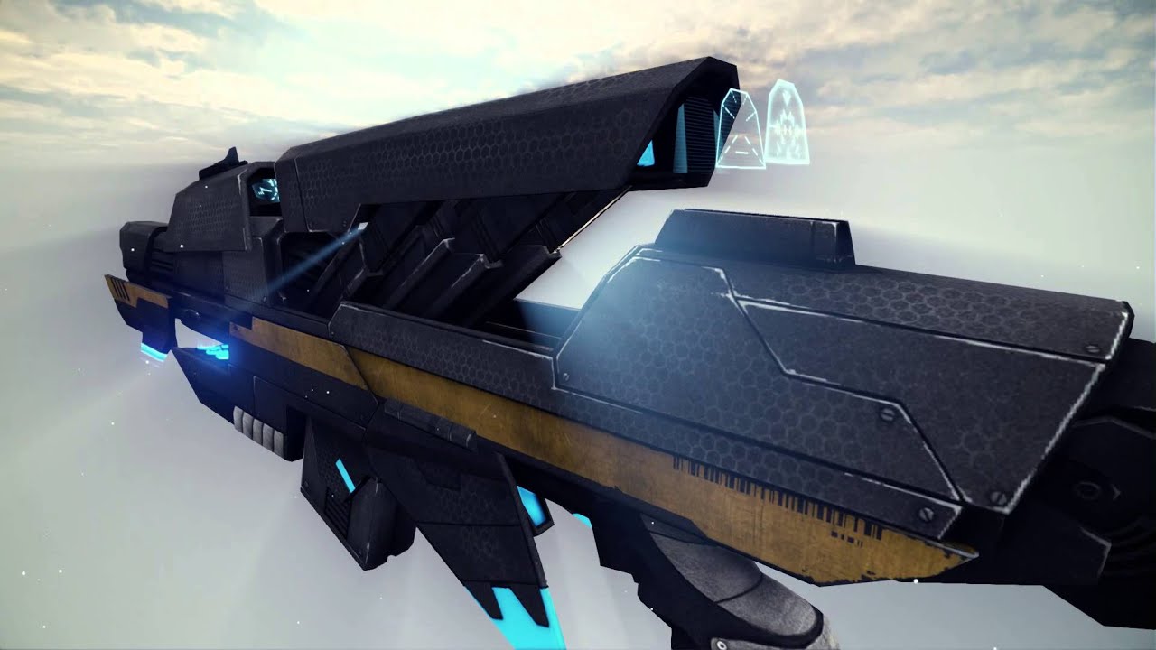 3DModels-Textures: Sci-Fi 1st Person Weapon and Arms animated model ...