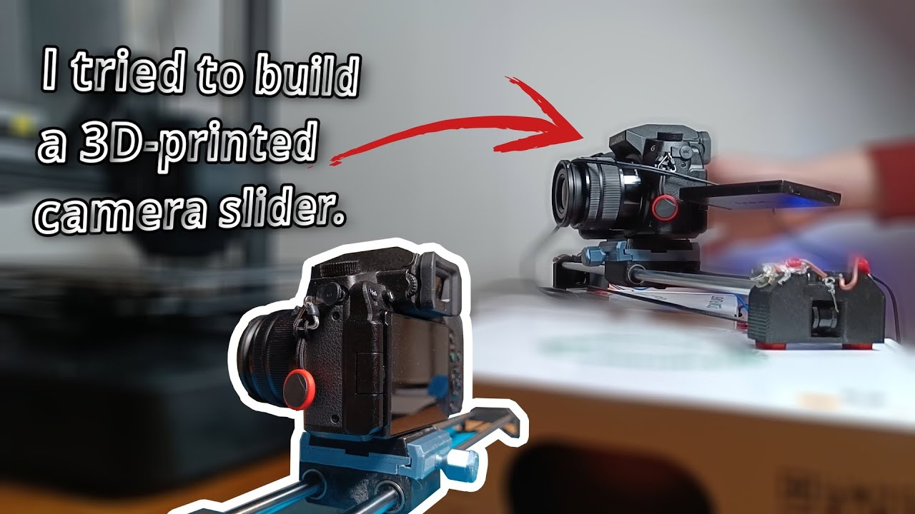 I built my own camera slider using 3D printing instead of buying one ...