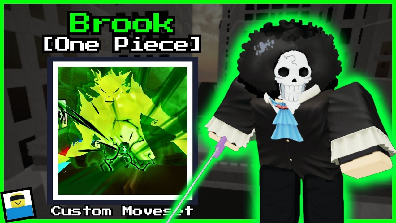 Brook (One Piece) Moveset + Code Liberado | Jujutsu Shenanigans - YouTube