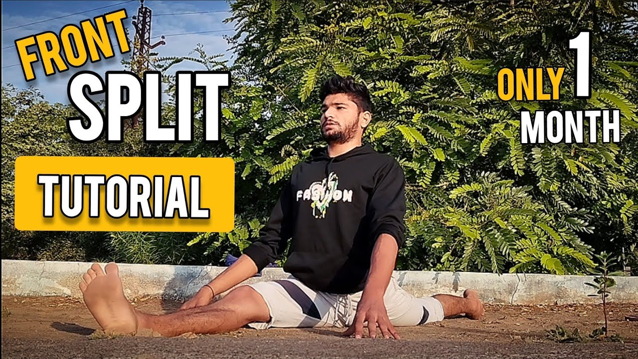 How to Front Split For Complete Beginners | Best Stretching Exercises ...