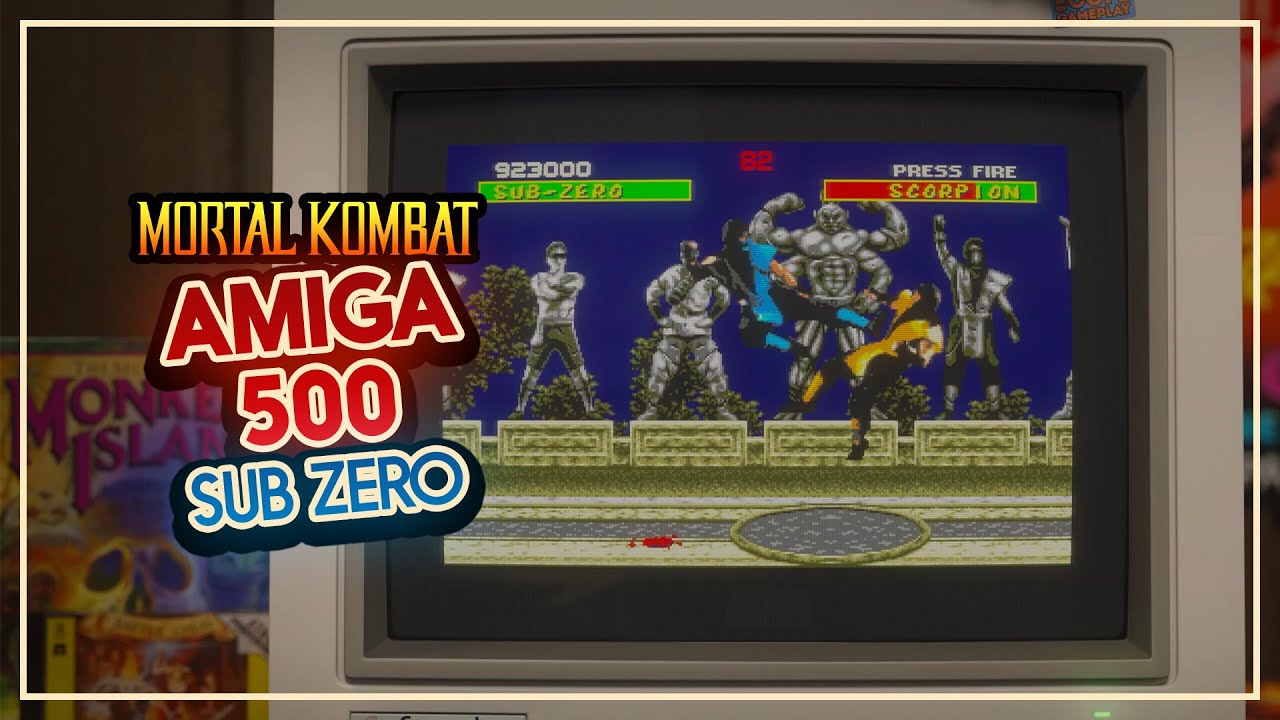 Mortal Kombat 1 - Commodore Amiga 500 - SUB ZERO Playthrough - YouTube