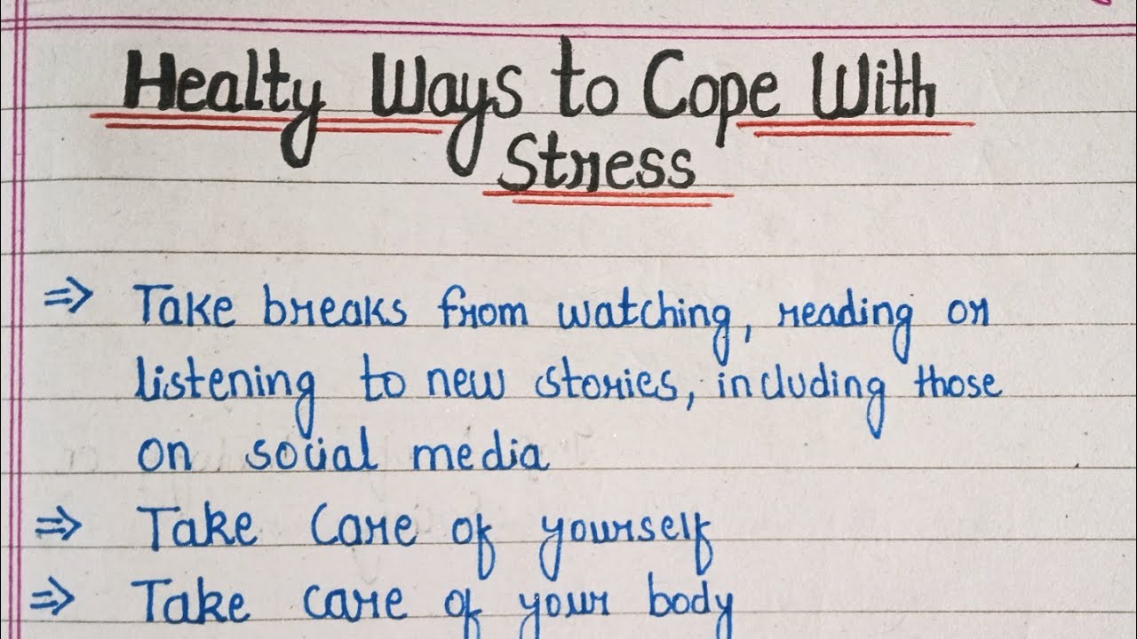 healthy ways to cope with stress || how to reduce stress || tips to ...