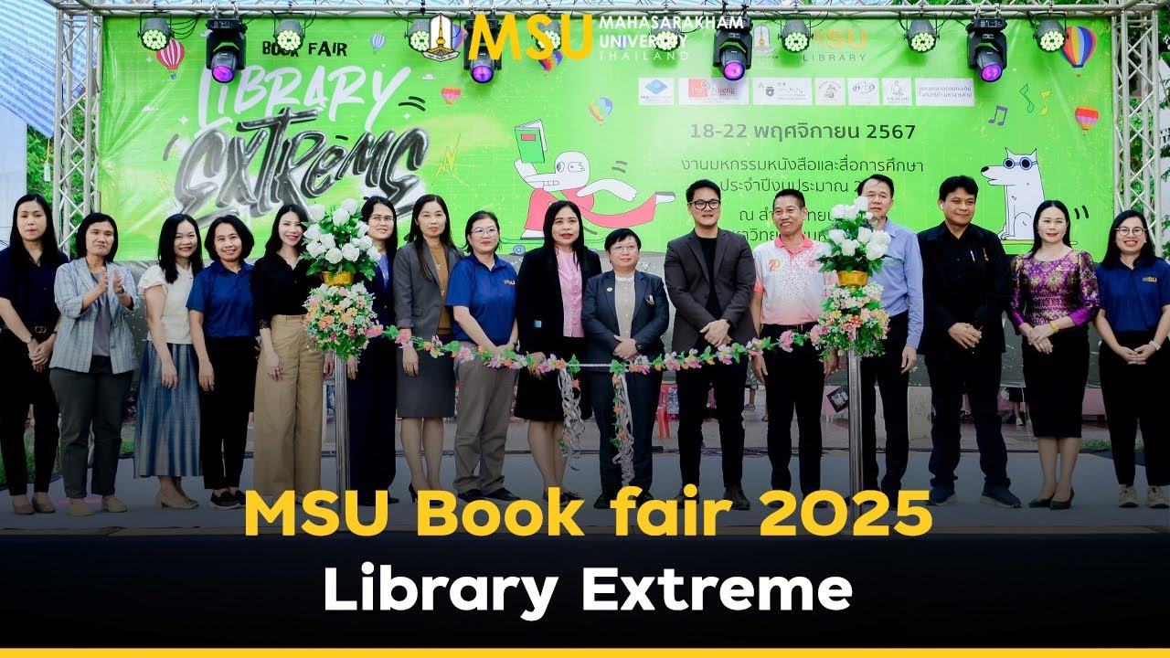 MSU Book fair 2025 : Library Extreme - YouTube