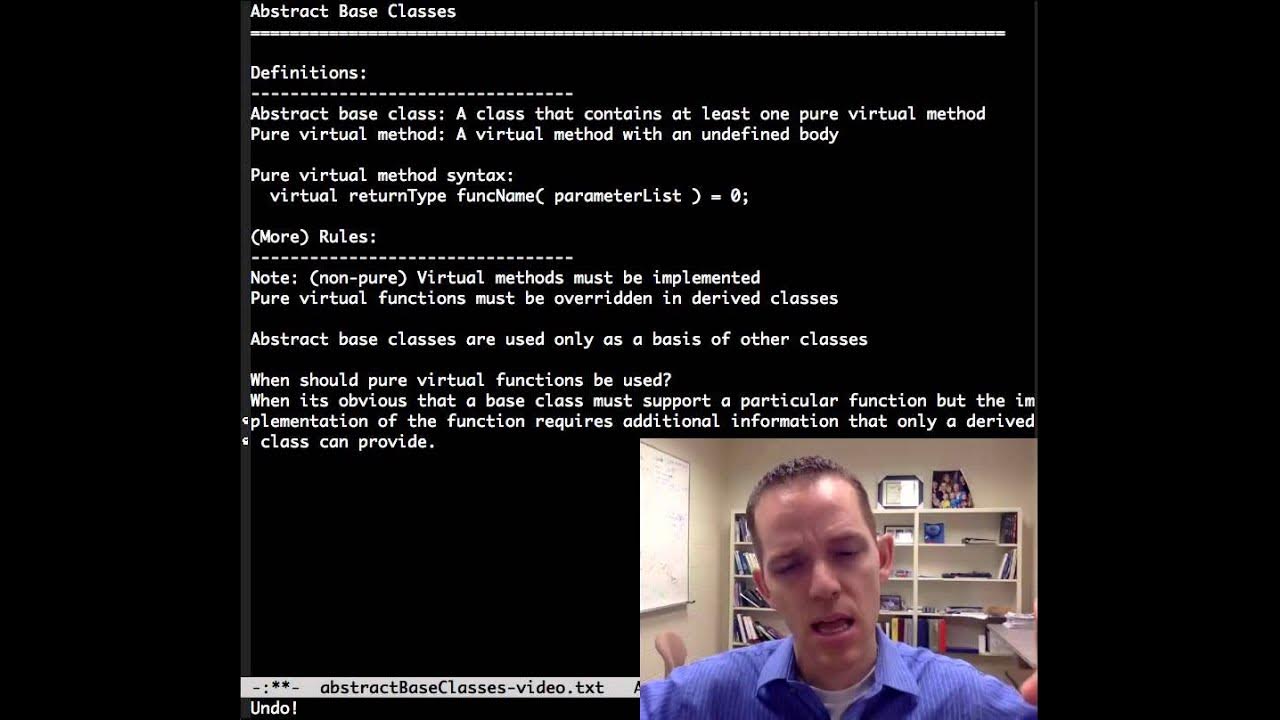 Abstract Base Classes - YouTube