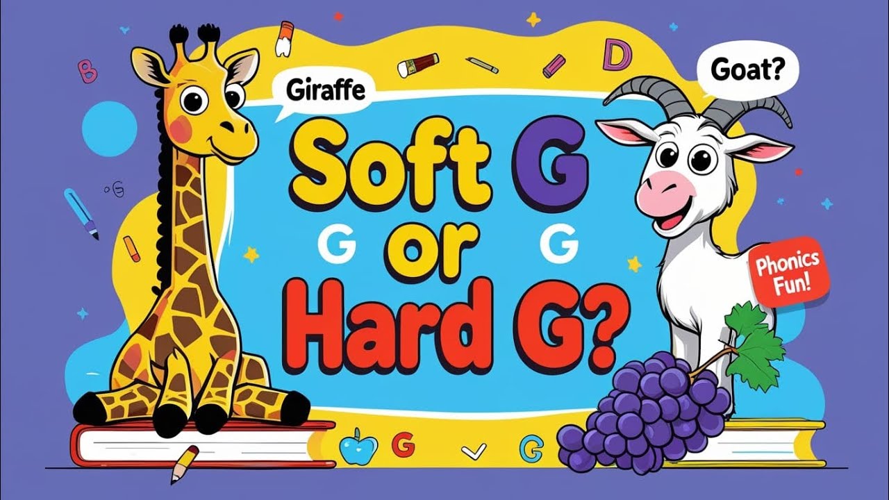 Soft G and Hard H | Rule Explained | The Learning Phonics - YouTube