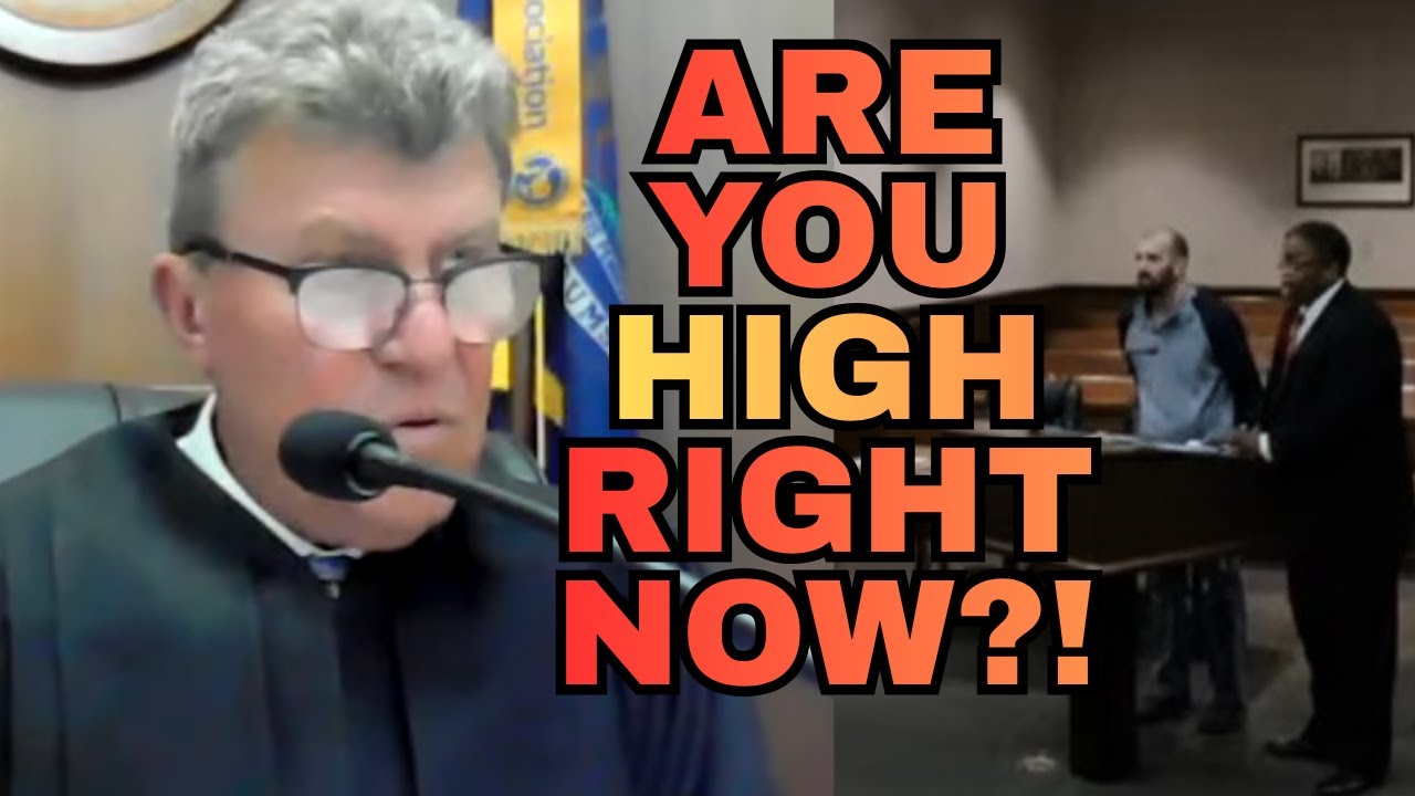 Man Appears H!GH In Court! Judge Threatens To Call Police! - YouTube