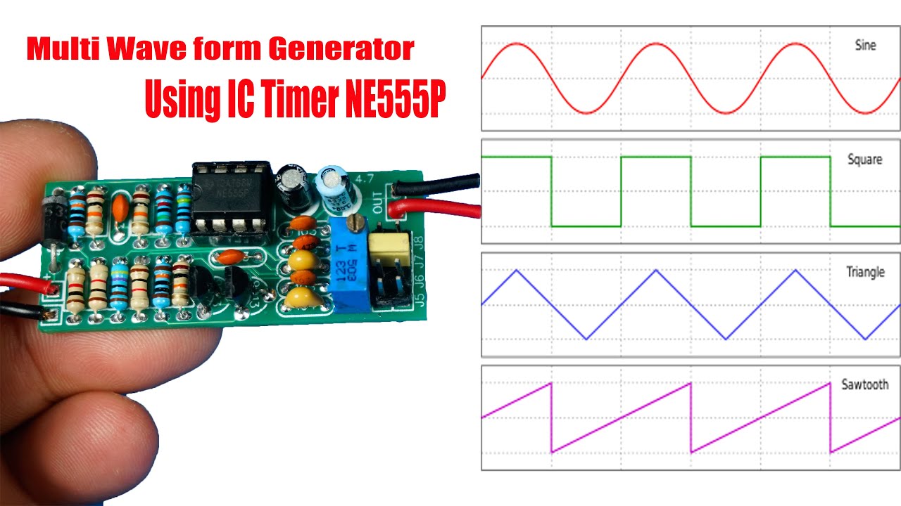 DIY How To Make Multi Wave Form Generator Signal Generator YouTube
