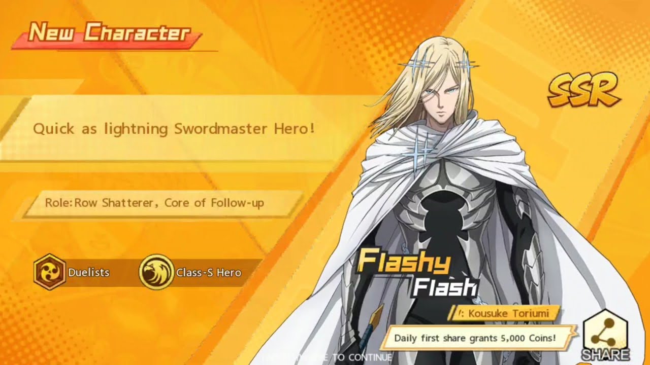 Flashy Flash - [One Punch Man The Strongest] - YouTube