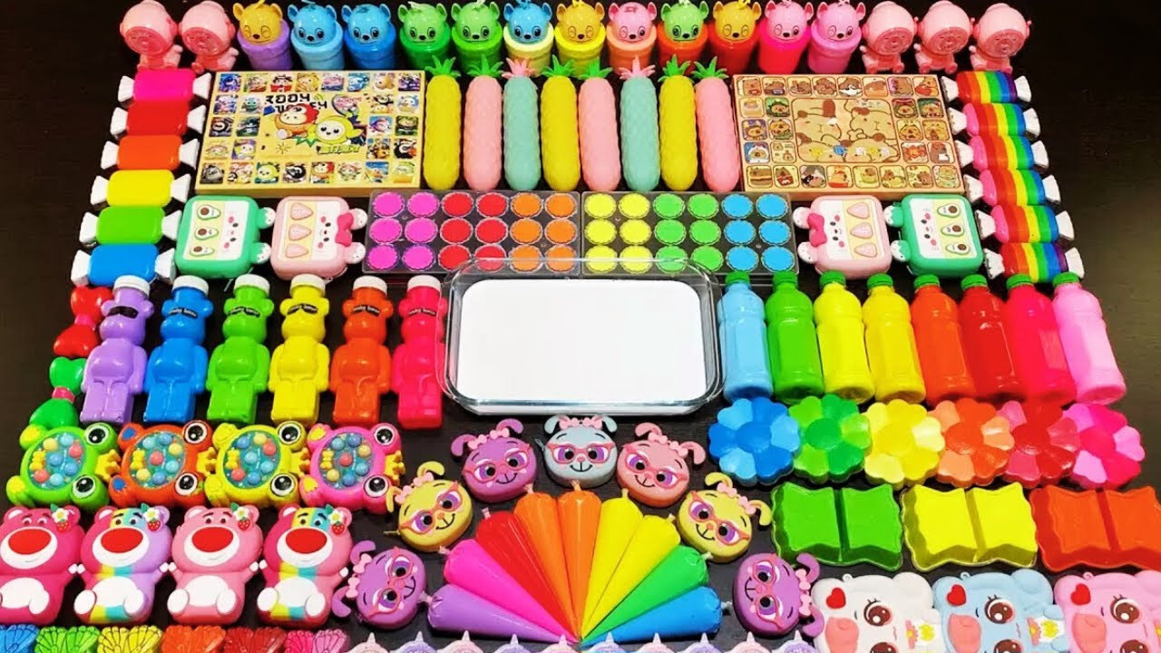 Satisfying Rainbow Color Slime Setup 🌈 | Oddly Relaxing ASMR - YouTube