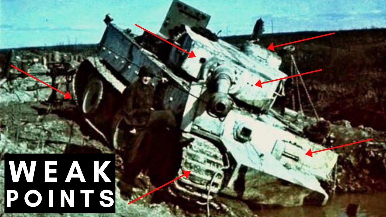 Tiger tank WEAKNESSES (Weak points of the monster) - YouTube