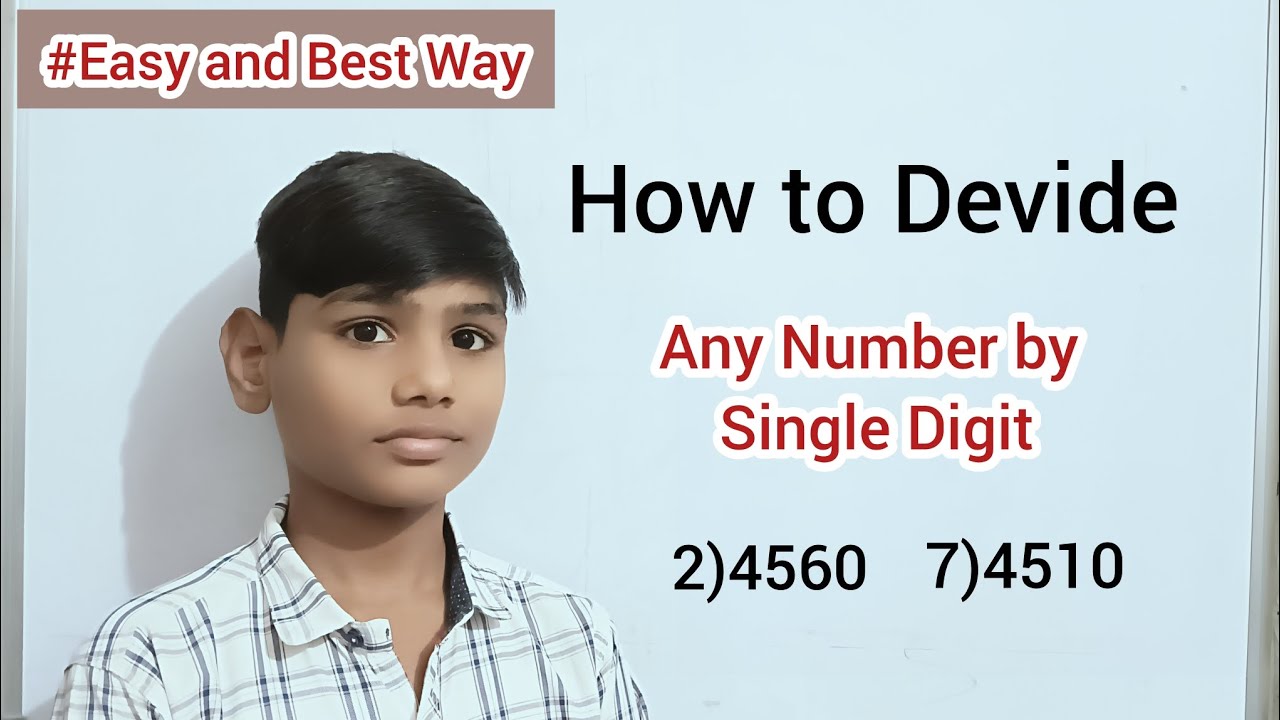 Easy and Basic Method to Devide any number | How to Devide | Devision ...