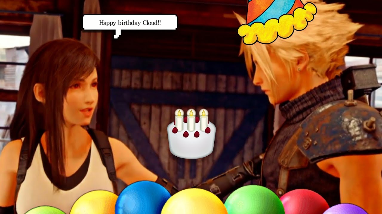 Happy Birthday Cloud! Love, Tifa