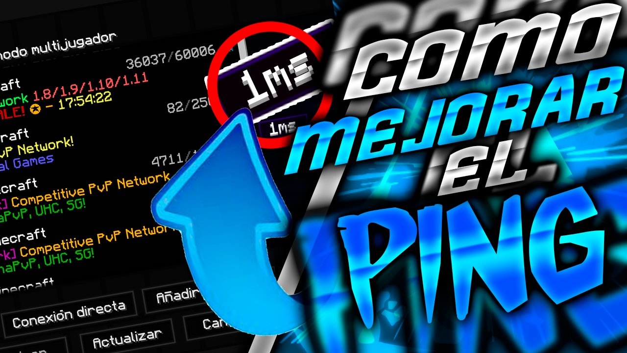 CÓMO DISMINUIR TU PING EN MINECRAFT (MEJORA TU CONEXIÓN) | MODS LEGALES ...