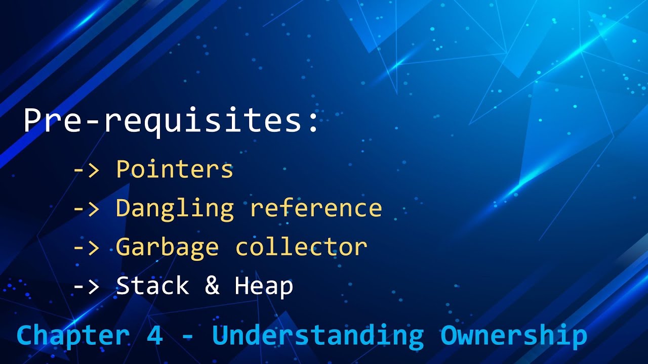Ch4 P11 Pre Requisites Pointers Dangling References Garbage Collector By Implrust Youtube