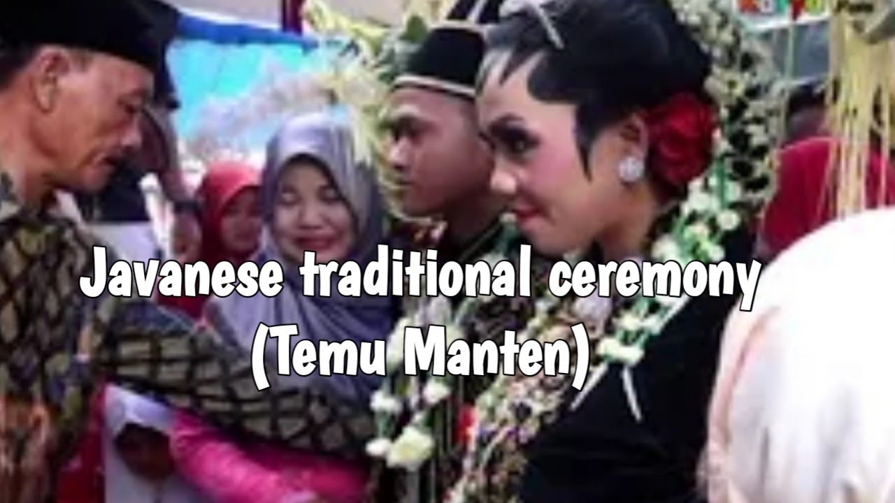 Javanese traditional ceremony - Temu Manten/Panggih Pinanganten - YouTube