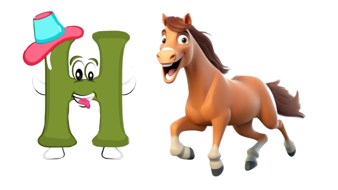 A to Z words ,h stands for .......,|#learning #kidscartoon - YouTube