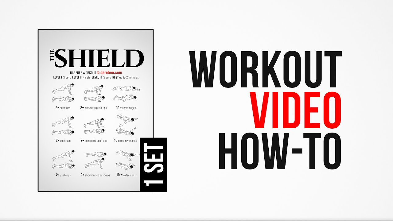 The Shield Workout [ How-To ] [ One Set ] by #DAREBEE - YouTube