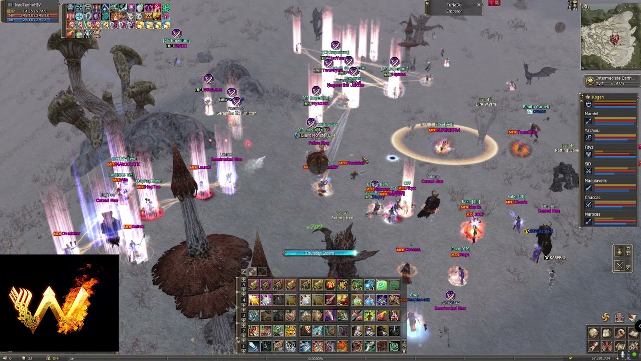 L2 WarstowN 3x - Orfen/Core/Zaken/ WL Mass PVP - YouTube