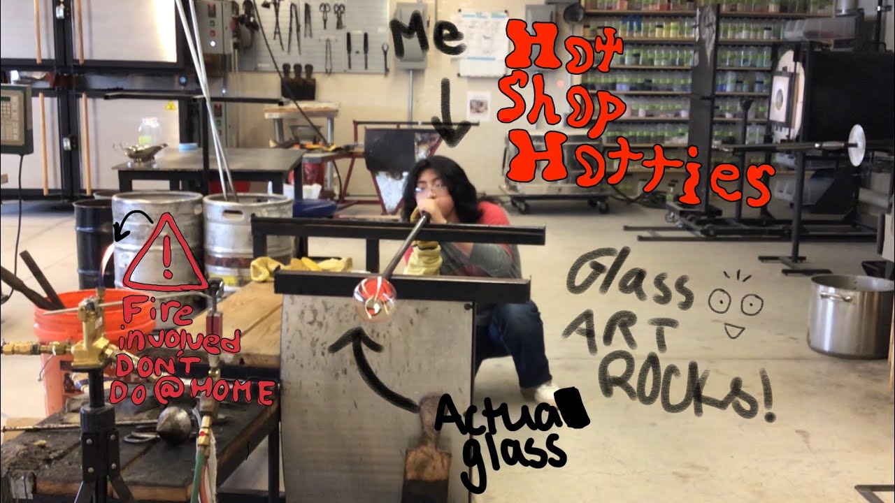 Hot Shop Hotties Series [Vlog 1: Day in a high school glass art room ...