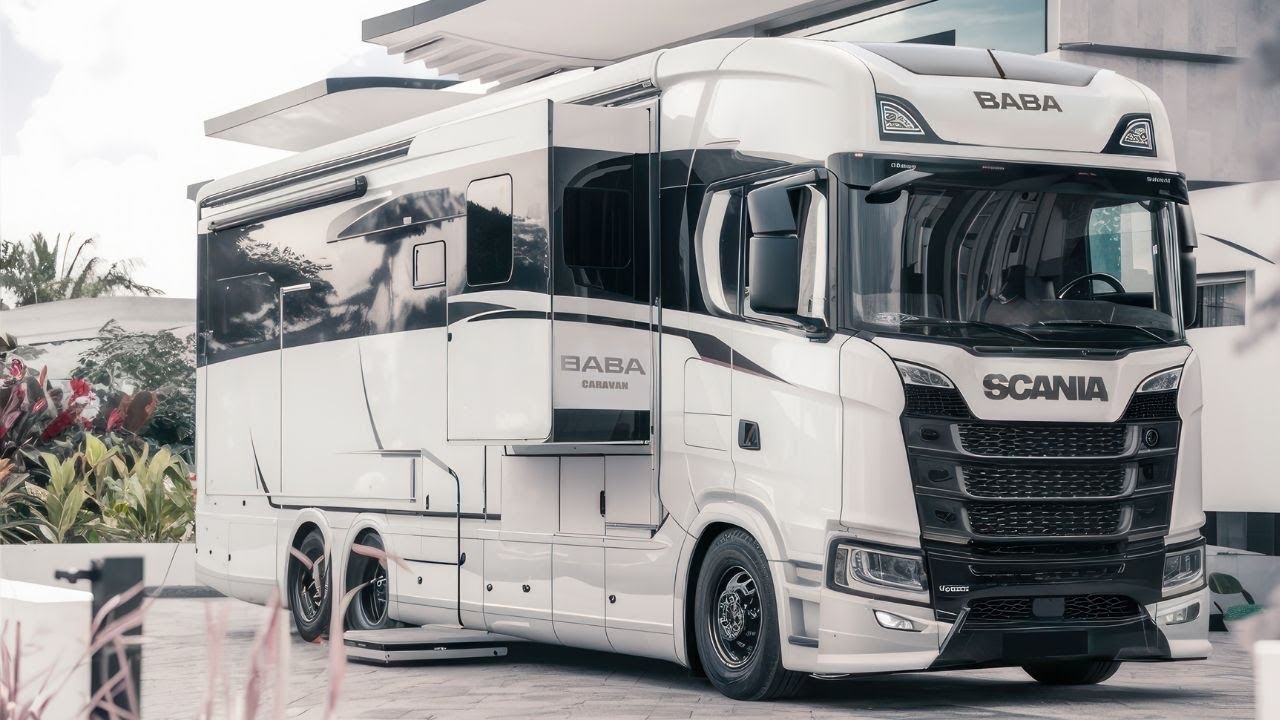 SCANIA Motorhome Design ! Interior & Exterior - YouTube