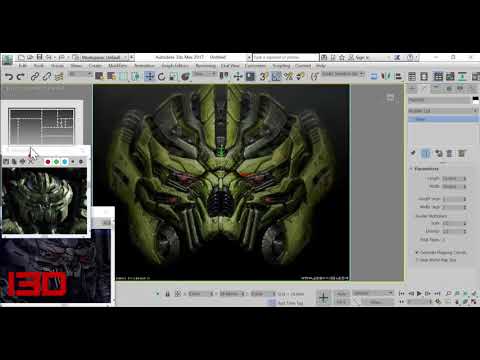 Transformers 3D Max Modeling Tutorial Part 01 - YouTube