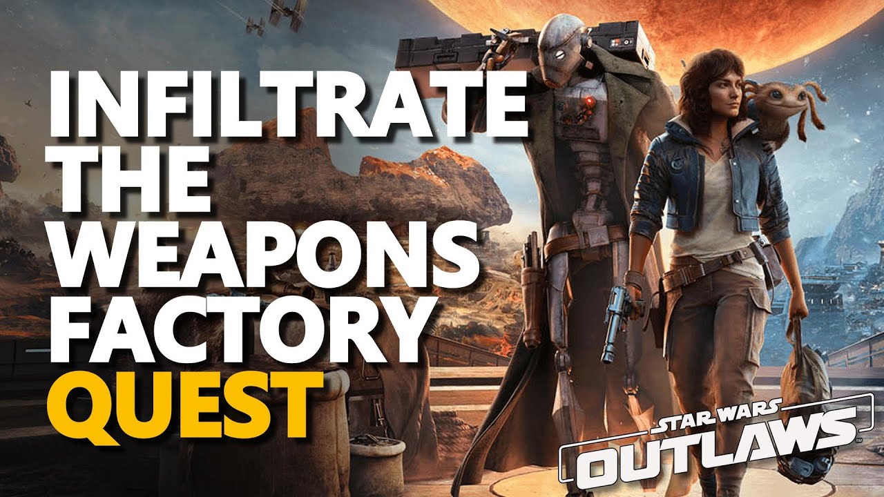 Infiltrate the weapons factory Star Wars Outlaws - YouTube