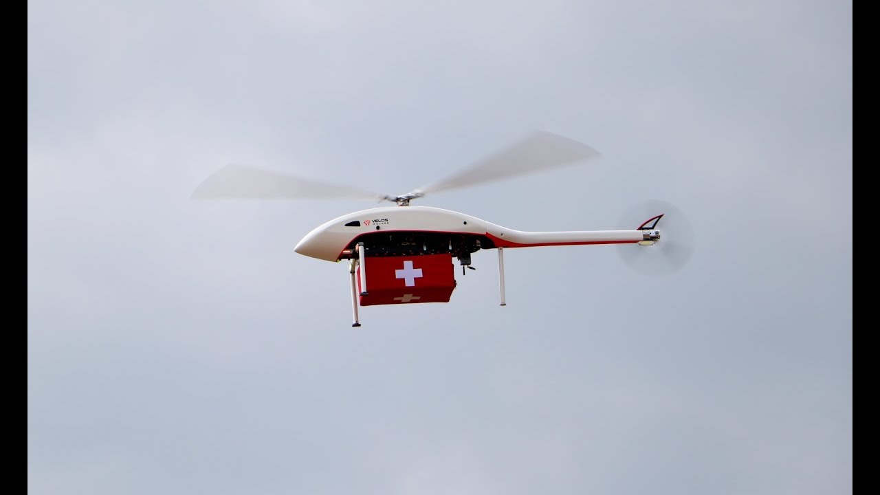 VelosUAV Payload Delivery System - YouTube