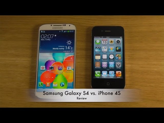 Iphone Vs Galaxy S4 White