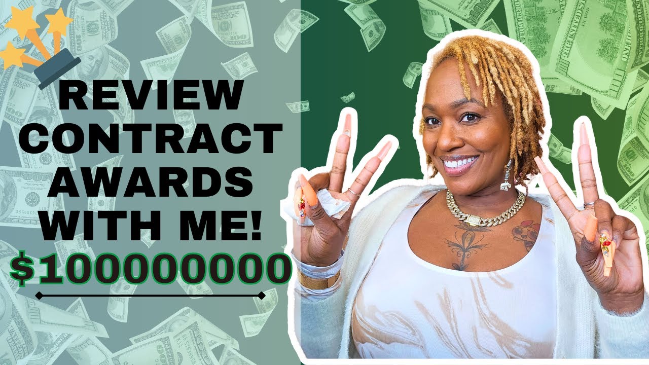 Looking at Federal & Local Government Contract Awards - YouTube