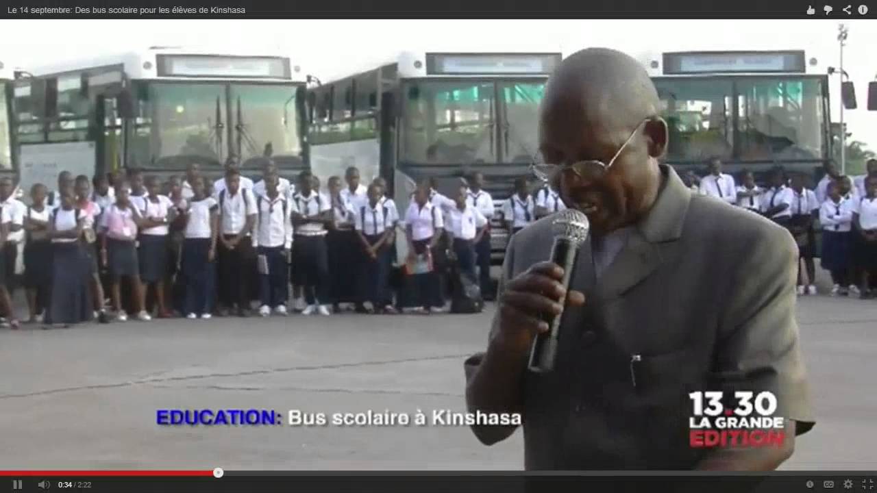 ** RDC: BUS SCOLAIRES A KINSHASA POUR SEPT 2013 - YouTube