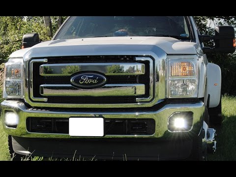 iJDMTOY Ford F250, F350, F450, Excursion LED Fog Lamps - YouTube