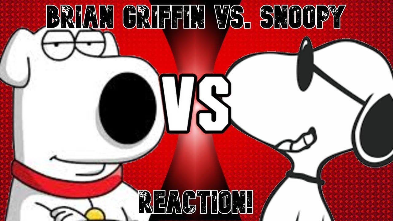 This is awesome? Wtf? | Brian Griffin Vs. Snoopy Rap Battle REACTION ...
