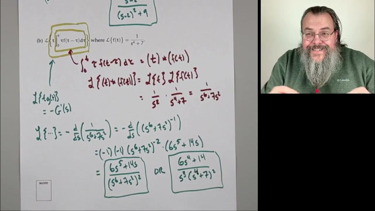 Differential equations, Exam 3 walkthrough (Fall 2022) - YouTube