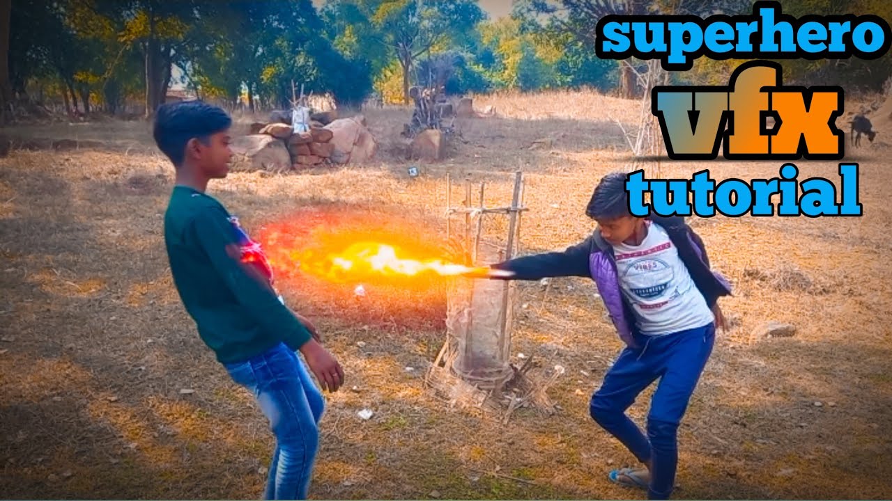 superhero fire 🔥 vfx editing tutorial ! fire vfx editing ind hindi ...