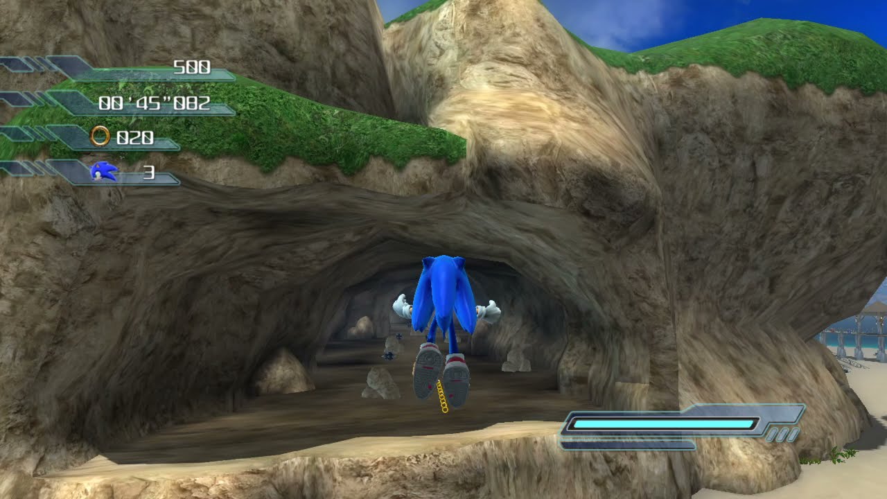Dramatic Jump in Sonic 06 (WIP) - YouTube