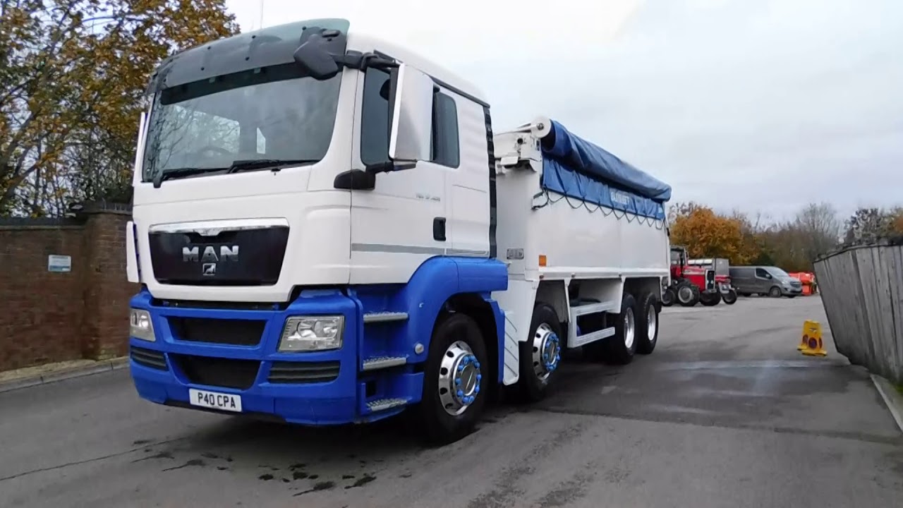 MAN TGS 32.400 8X4 TIPPER 2012 - YouTube