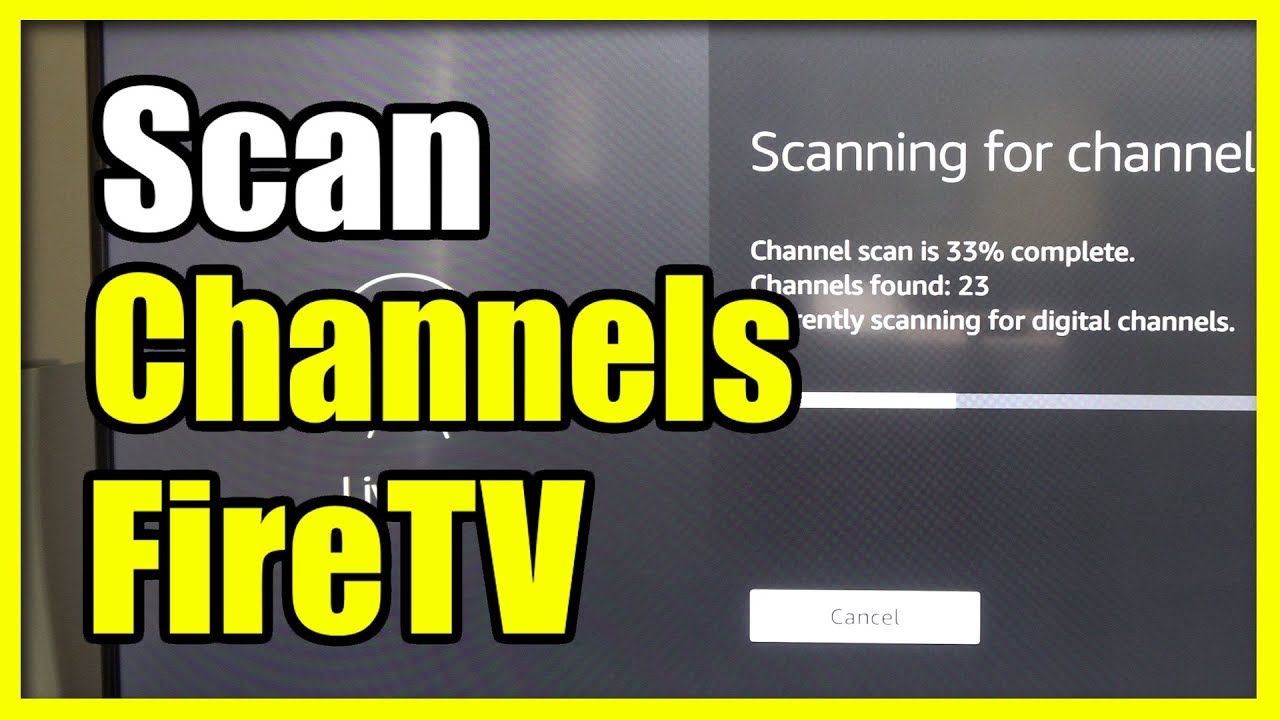 How to Scan for Antenna Channels on your Amazon Fire TV (Easy Method ...
