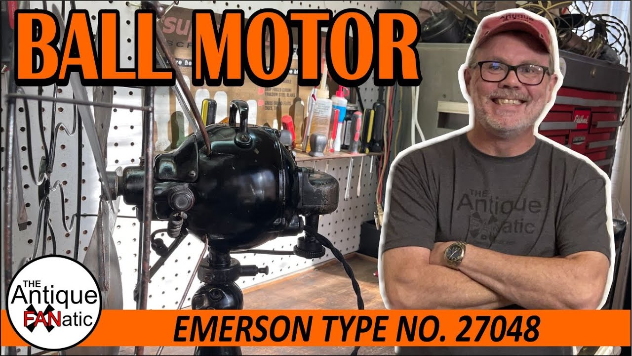 100 Year Old, Emerson Electric, Direct Current, Ball Motor, Type 27048 ...