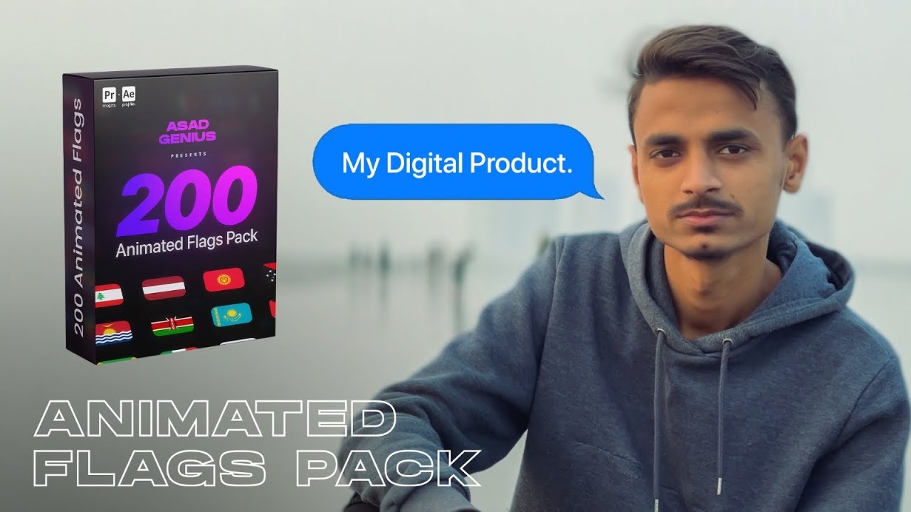 How to use 200 Animated flags Pack - Premiere Pro & After Effects - YouTube