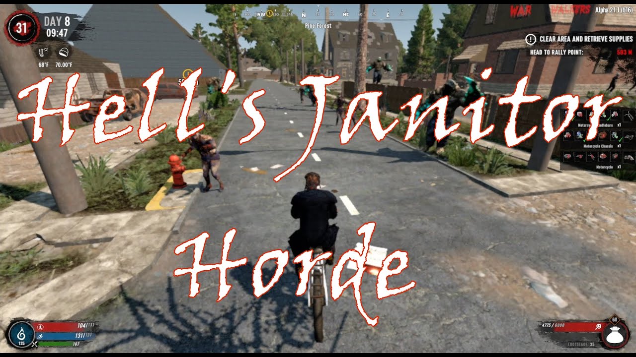 S2E16 - A21Exp - War of the Walkers - Day 8 Preview - Hell's Janitor Roaming Horde - YouTube