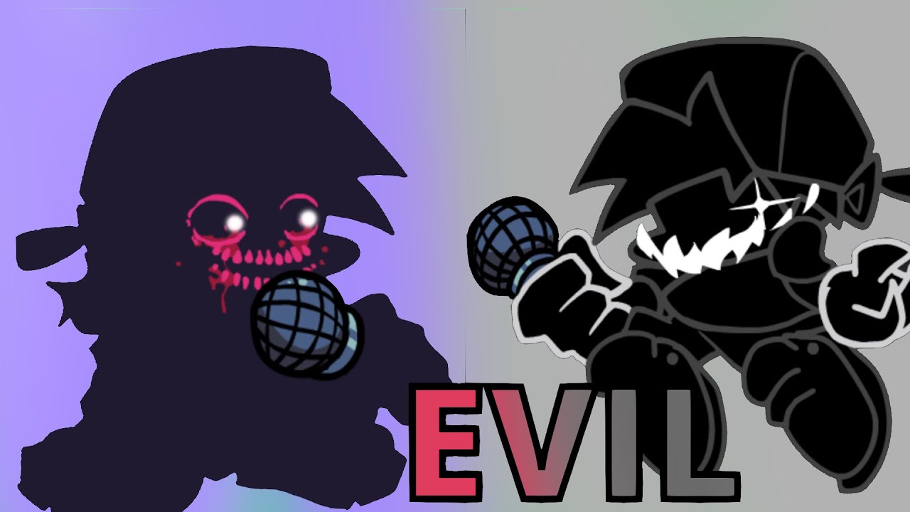 FRIDAY NIGHT FUNKIN' EVIL BOYFRIEND vs Evil Glitch BOYFRIEND day 2 ...
