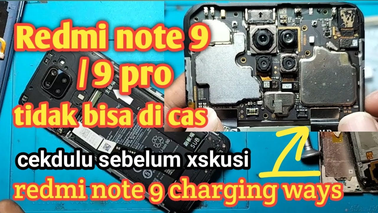 Redmi note 9 tidakbisa di cas tiba" Redmi note 9 /note 9 pro charging problem pengisian daya ...
