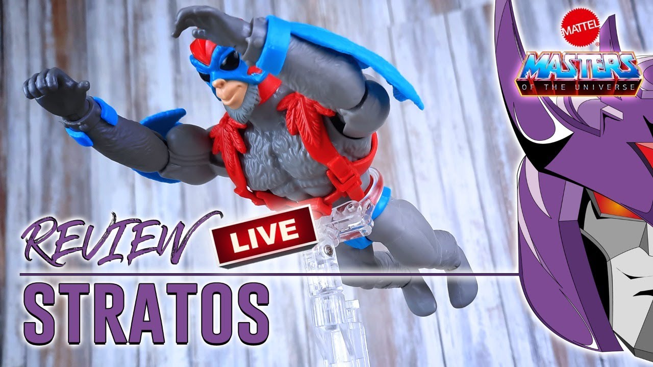 MOTU Origins Stratos Livestream Review [Masters Of The Universe ...