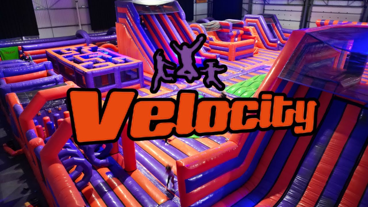 Crazy GIANT Inflatable Adventure Park - Velocity Widnes - HIGHLIGHTS ...