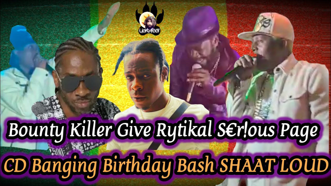 Bounty Killa Call Out Rytikal & Respond | Scenes From CD Banging Birthday Day Bash - YouTube